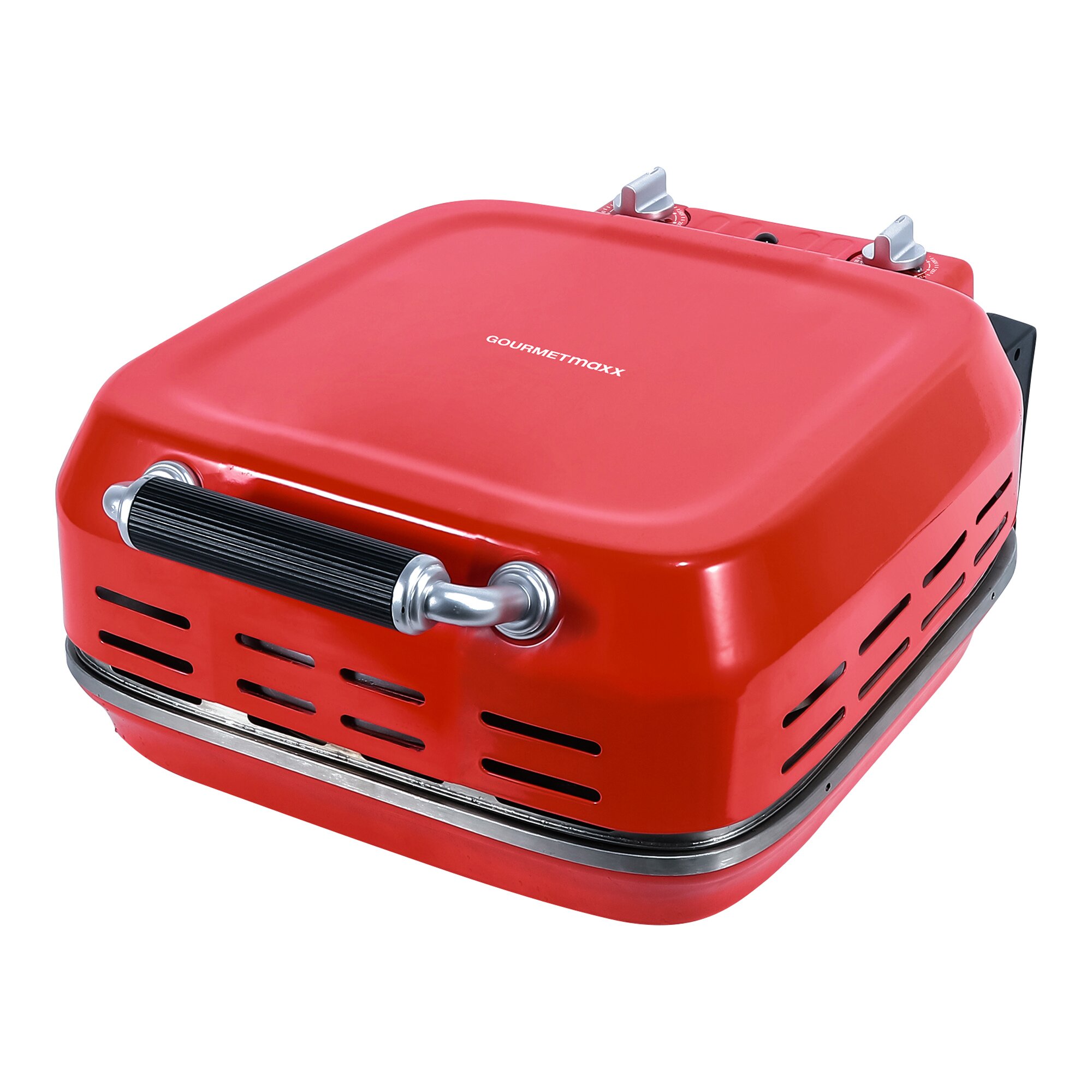 Preisvergleich für GOURMETmaxx Elektro-Pizzaofen, in der Farbe Rot, aus ...